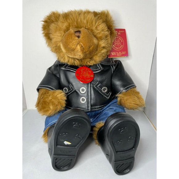 Build-A-Bear | Toys | Vintage Build A Bear Centennial Bear 3 With Biker ...